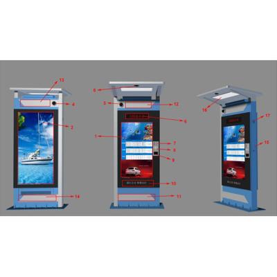 Cina Luminosità interattiva dei pidocchi del chiosco 2000 del touch screen di multi funzione a 55 pollici in vendita