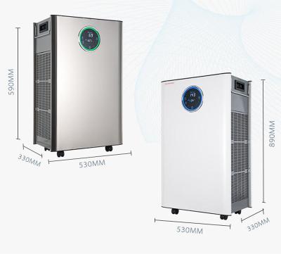 Cina Le lampade germicide diffondono lo sterilizzatore UV-C della stanza del purificatore dell'aria di 70dB Hepa in vendita