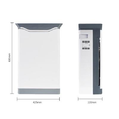 Cina Il purificatore verticale UV-C dell'aria di 65W Hepa diffonde 66Db Ion Plasma negativo in vendita