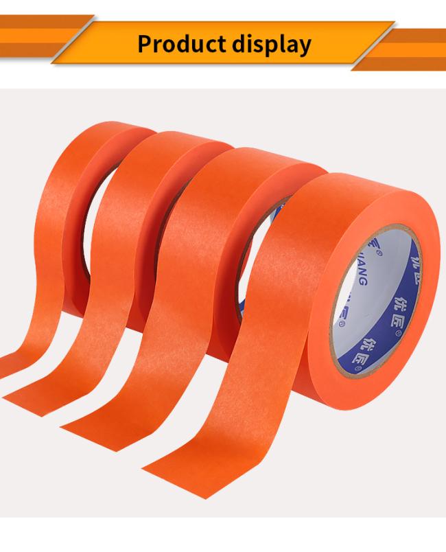 Orange Washi Masking Tape roll showing width and color