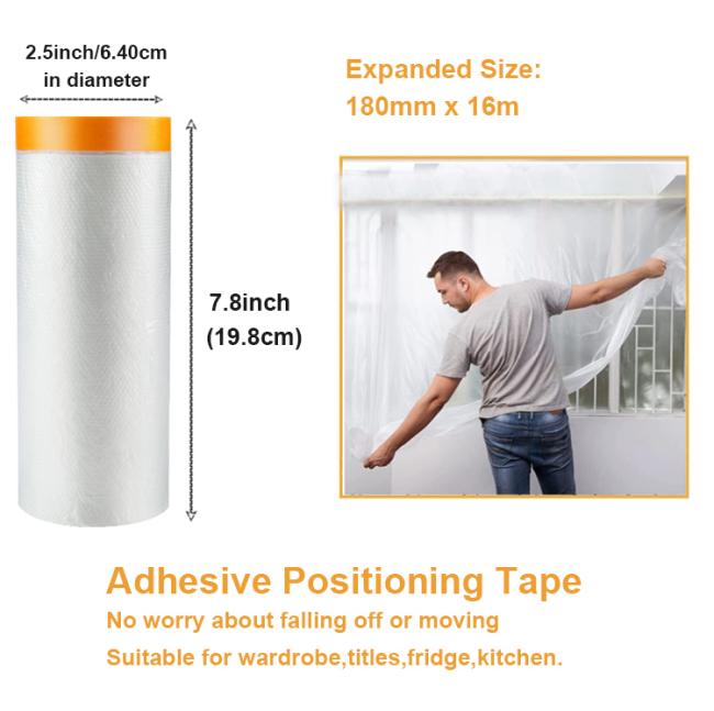 Stretch film application on vehicle