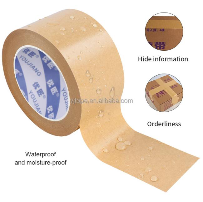 Kraft paper tape thickness demonstration