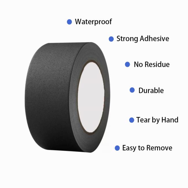 Matte Gaffer Cloth Tape in use on stage equipment