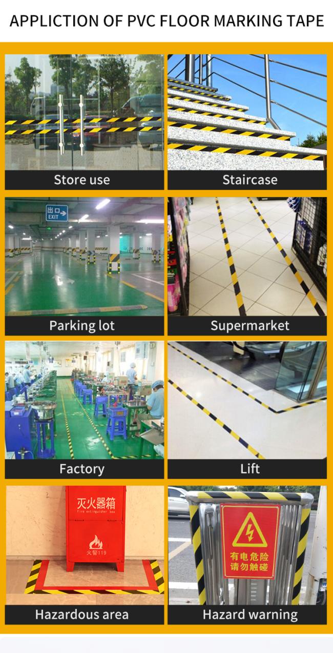 PVC tape roll packaging and labeling