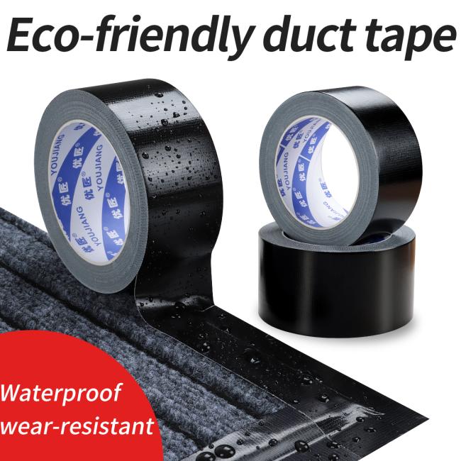 Custom 2-inch cloth tape roll showing matte finish and color options