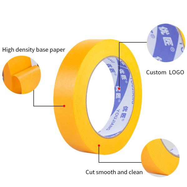 Washi Tape for Masking YOUJIANG Japan Cinta Car Painting Automotive Goldband Tape