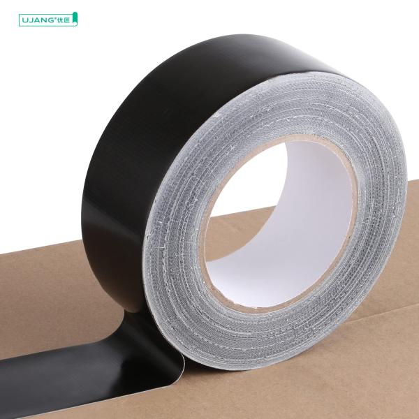Quality 3 Inch Easy Tear Matte Gaffa Tape Black Heat Resistant Carton Package for sale