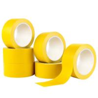Quality Floor PVC Warning Tape For Safety Marking High Visibility Yellow Caution Floor for sale
