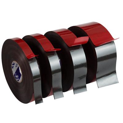 China Pressure Sensitive White / Black Rubber Adhesive EVA Foam Tape For Carton Sealing for sale