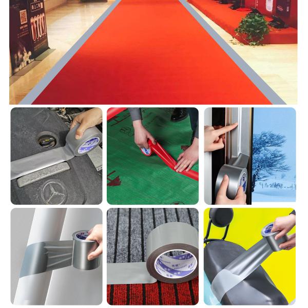 Quality Custom 2 Inches Matt Gaffers Cloth Tape Single Side Adhesive For Carton Sealing for sale