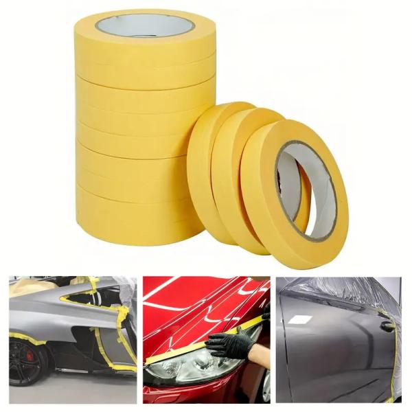 Quality Car Painting Masking Paper Tape and Automotive Tape for sale
