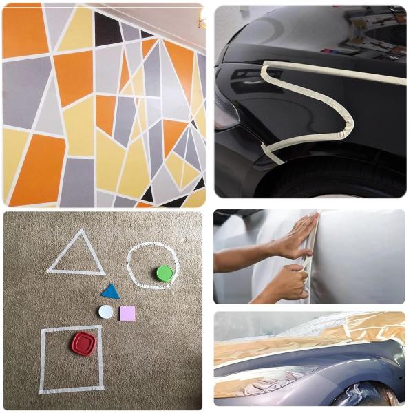 Quality General Purpose Natural Rubber Crepe Paper Masking Tape for sale