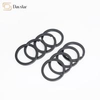 China Heavy Duty Metal Key Rings Flat Round Split Key Chains 25mm 304 Stainless Steel for sale