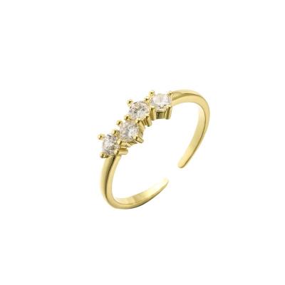 Cina L'oro placcato 24K ha placcato l'anello di nozze di impegno degli anelli in vendita