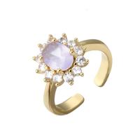 China 24K Gold Plated Resizable Wedding Ring Simple Design Women Jewelry Custom Logo for sale