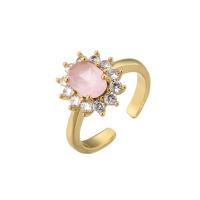 China 24K Gold Plated Resizable Wedding Ring Simple Design Women Jewelry Custom Logo for sale