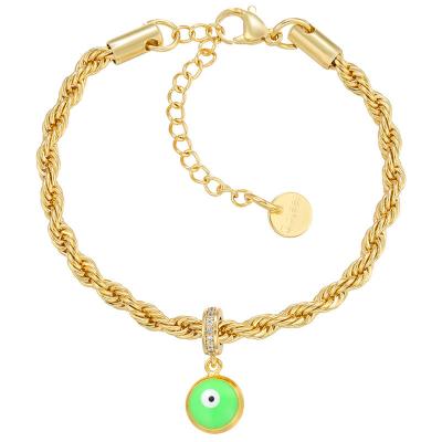 Cina L'olio cade il braccialetto dell'oro 18K in vendita