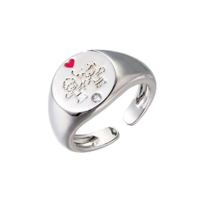 Cina 925 anelli ipoallergenici di Sterling Silver Jewelry Diamond Engagement in vendita