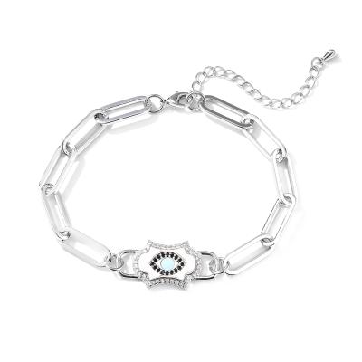 Cina ODM dell'OEM di Sterling Silver Jewelry Bracelet Charm di zircone 925 in vendita