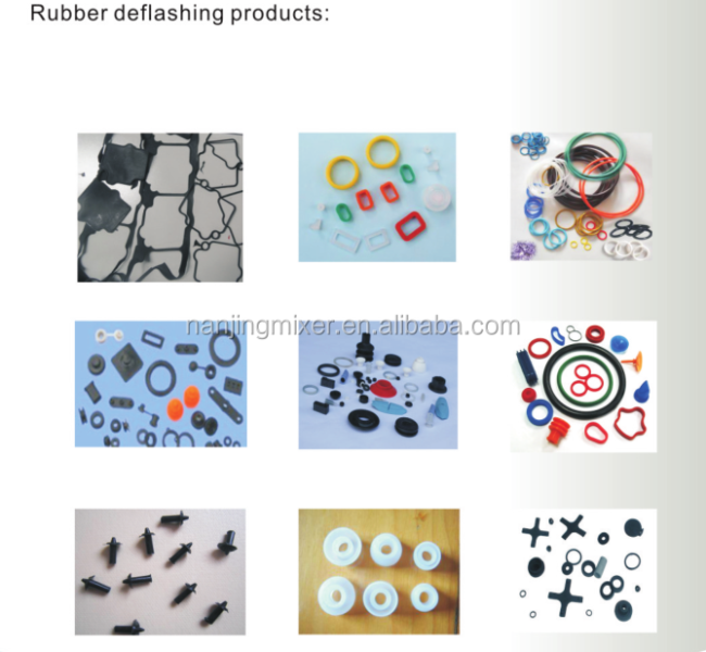 nanjing mixer Automatic Rubber parts deflashing machine/deflasher/rubber edge remover