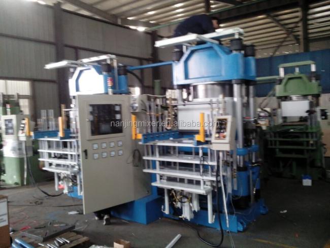 Double seat vacuum compression moulding machine automatic for making o rubber rings and seal