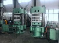 China Customizable Vertical Multi-Plate Rubber Mat Hydraulic Vulcanzing Machine for Results for sale