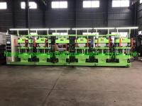 China 150T Vertical Structure Automatic Platen Vulcanizing Machine for Rubber Sole Pressing for sale