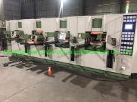 China 150T Vertical Structure Automatic Platen Vulcanizing Machine for Rubber Sole Pressing for sale
