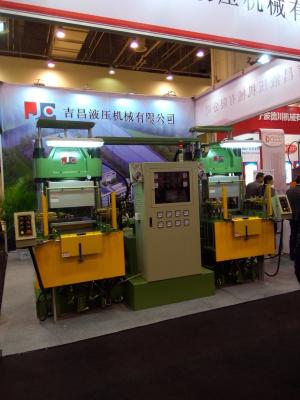 China Interlock 6 Station Rubber Sole Compression Molding Machine for sale