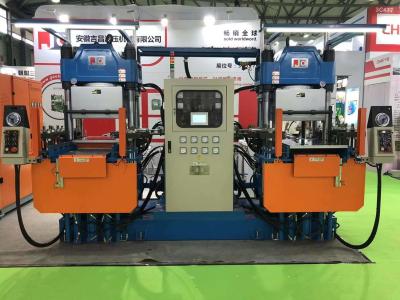China Rubber Press Machine/Vacuum Platen Press Vulcanizing Machine for Rubber and Silicone Products for sale