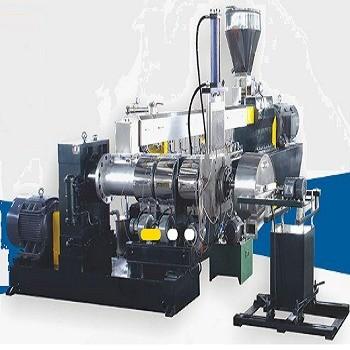 China small laboratory Parallel Twin/double Screw Extruder for PE/PP with high Caco3/Talc filler Masterbatch pelletizing for sale