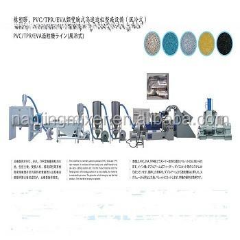 China 400-600 KG/H Lab Scale Plastic PVC Masterbatch Compounding Pelletizing Extruder Machine Line for sale