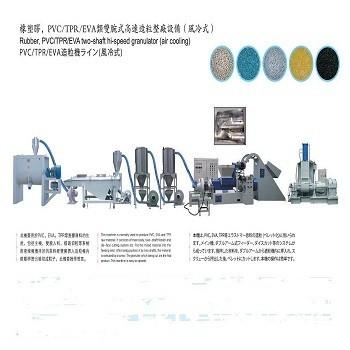 China sulphur granules extruder machine for pp pe mesin eva plastic filler compound for sale