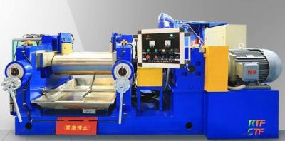 China 22 Inch Laboratory Rubber Two Roll Open Mixing Mill/Mixer Weight KG 9000 KG Low Noise for sale