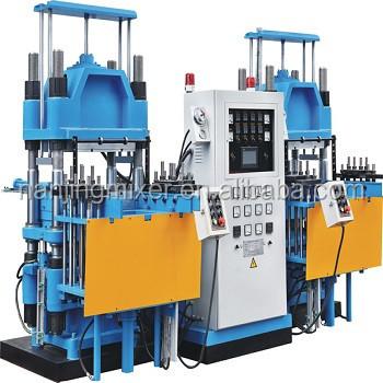 China Double seat vacuum compression moulding machine automatic for making o rubber rings and seal for sale