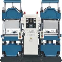 China small vacuum automatic rubber silicone compressing moulding press machine/mold multi press machine with 2 press piston set for sale