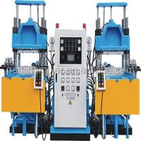 China small vacuum automatic rubber silicone compressing moulding press machine/mold multi press machine with 2 press piston set for sale