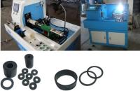 China mandrel machine cutting ring gasket rubber/cutter with servo control for sale