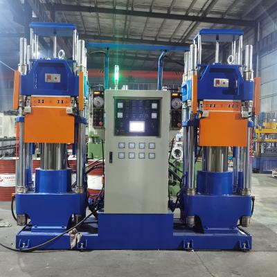 China Rubber Vulcanization Hydraulic Press Machine with Top&Bottom Core Lifters for sale