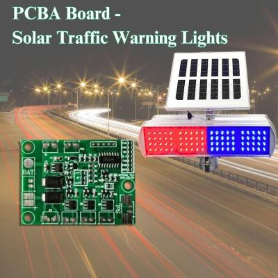 Cina Policarbonato LED Traffico solare Giallo lampeggiante luce pcb pcba in vendita