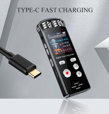 中国 8GB USB LCDデジタル音声レコーダー 1536kbps 多機能サポート MP3 プレイヤーと WAV REC 形式のディクトフォンレコード 販売のため