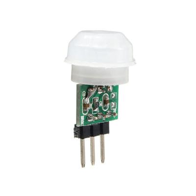 China Thermische sensor Mini IR Infrarood Pyroelectric PIR Beweging van het lichaam Mens sensor Detector Module Micro am312 pir sensor Te koop
