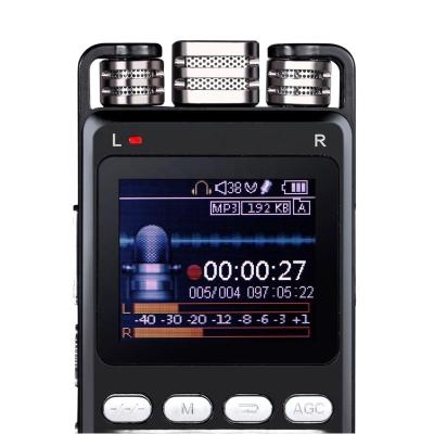 Cina Registrazione a 360 gradi 1536kbs WAV MP3 a lunga distanza Riduzione del rumore di alta qualità Registratore vocale digitale in vendita