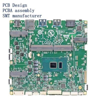 Cina Custom pos thermal mache RK3288 motherboard USB port RS232 RJ45 Ethernet design assembly servizio chiavi in mano PCBA in vendita