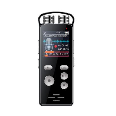 China Professionele Mini Audio Recorder Stemgeactiveerde Digitale Stemrecorder Microfoons Geluidsreductie Meertalig menu Te koop