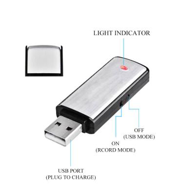 China 8GB digitale stemrecorder met lithiumbatterie Multifunctie ondersteunt MP3 speler & WAV REC muziek USB-speler Te koop