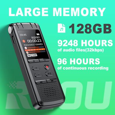 China Nieuw product 128GB stemgeactiveerde opnemer met 4 in 1 interface 9248 uur geluidsverwijderingsapparaat Digitale stemopnemer Te koop