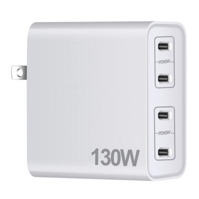 Cina USB Tipo C 130w 166w GaN Caricabatterie PD Carica rapida Adaptatore di alimentazione USB-c Carica rapida Adaptatori di alimentazione per portatili Caricabatterie da parete per macbook in vendita