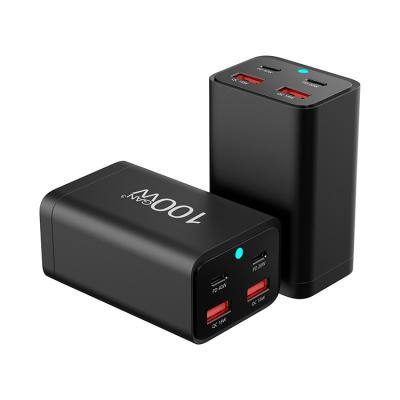 中国 XZH最大100W 合計USB PD粉末高速充電器 100W PD GaN 4ポート型CUSB-C充電器 販売のため