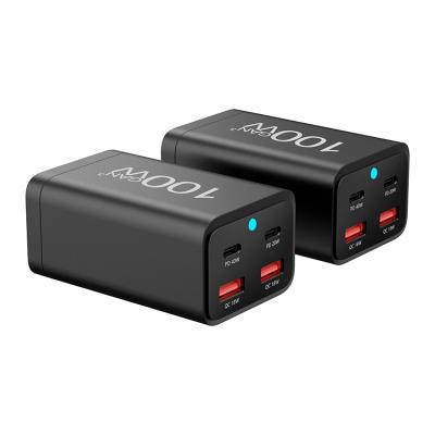 中国 マルチ 100w Pd 充電器 5 ポート USB C 充電器 ブロック 急速充電ステーション デスクトップ 充電器 ラップトップ用の移動電源アダプター 販売のため